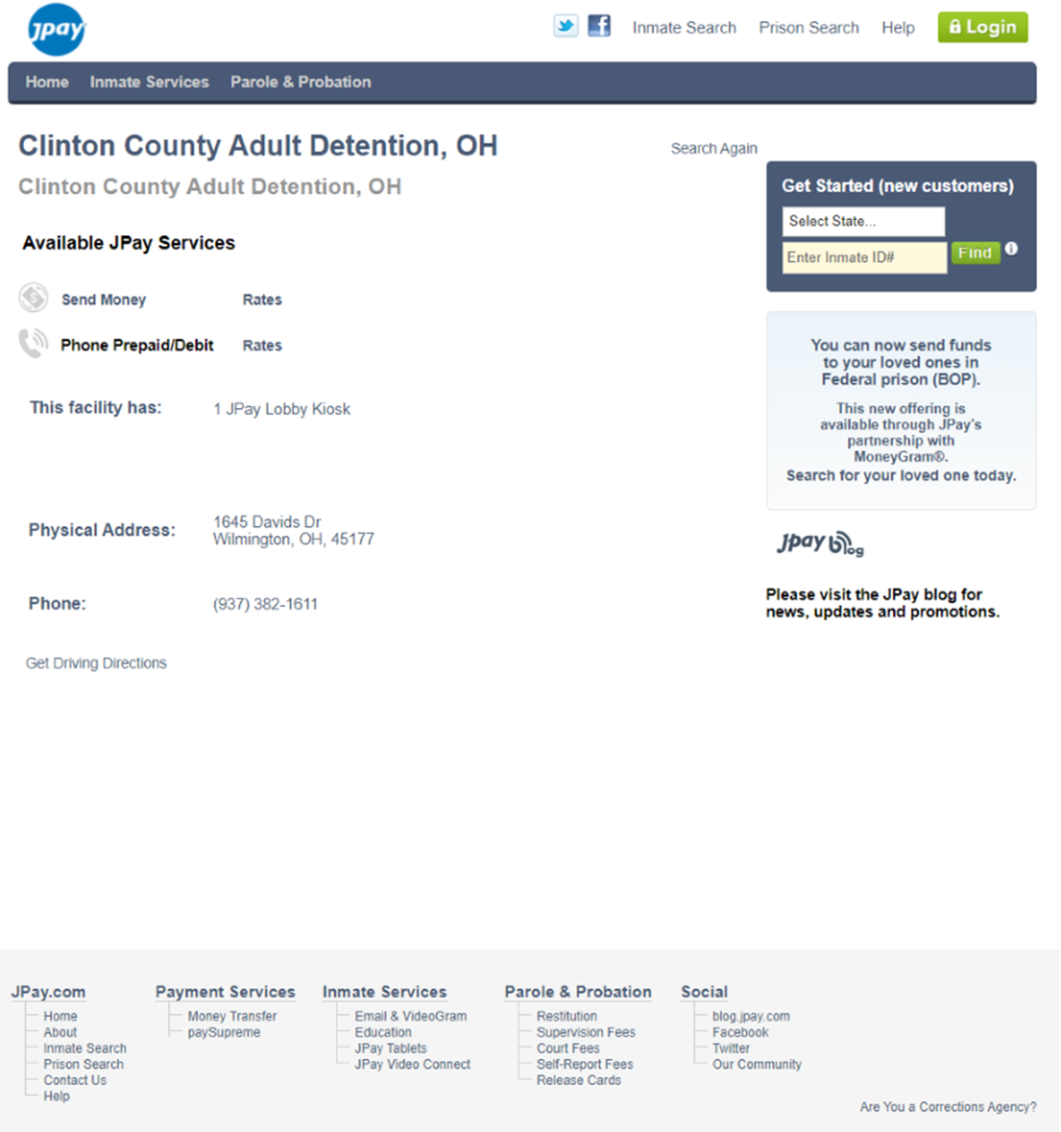 Information | Clinton County Sheriff's Office